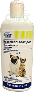 HEXOCLEEN SHAMPOO / INVET S. A. | Vademecum Veterinario > Soy del Campo