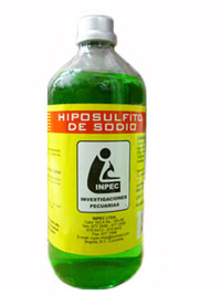 HIPOSULFITO DE SODIO / INVESTIGACIONES PECUARIAS " INPEC LTDA ...