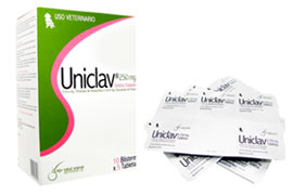 UNICLAV TABLETAS 250 MG / AGROINSUVET S.A. | Vademecum Veterinario ...