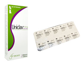 UNICLAV TABLETAS 50 MG / AGROINSUVET S.A. | Vademecum Veterinario > Soy ...